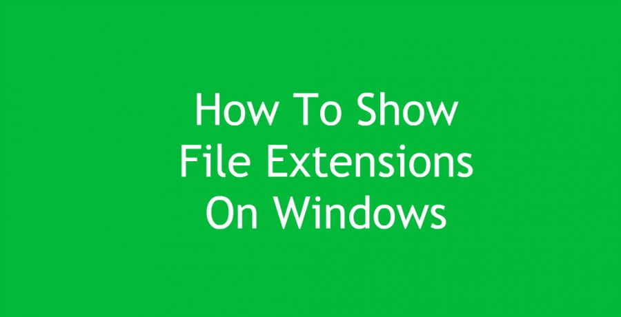 How To Show File Extensions On Windows | Online file conversion blog