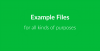 Example Files | Online file conversion blog