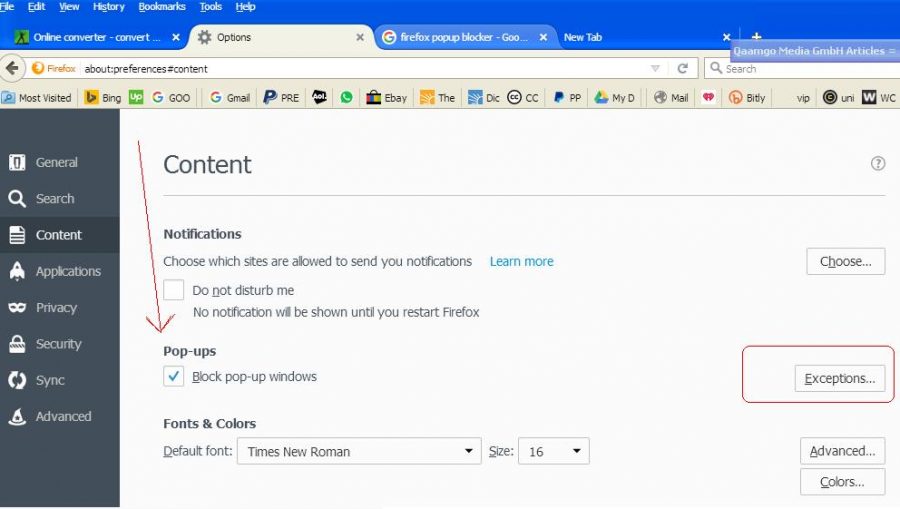How To Easily Block Pop-Ups In Firefox | Online file conversion blog