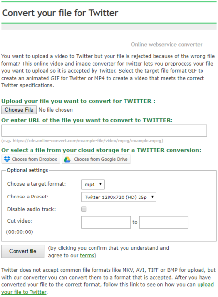 Get Your Videos Ready For Twitter | Online file conversion blog