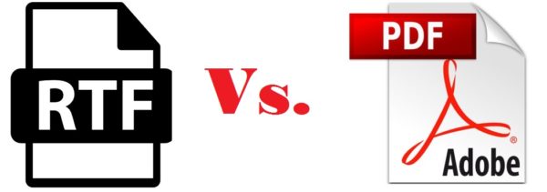 RTF Vs. PDF – Which One Is Better? | Online file conversion blog